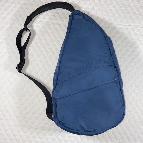 L.L. Bean | Bags | Ll Bean Cross Body Sling Bag Blue Kristi Embroidered ...